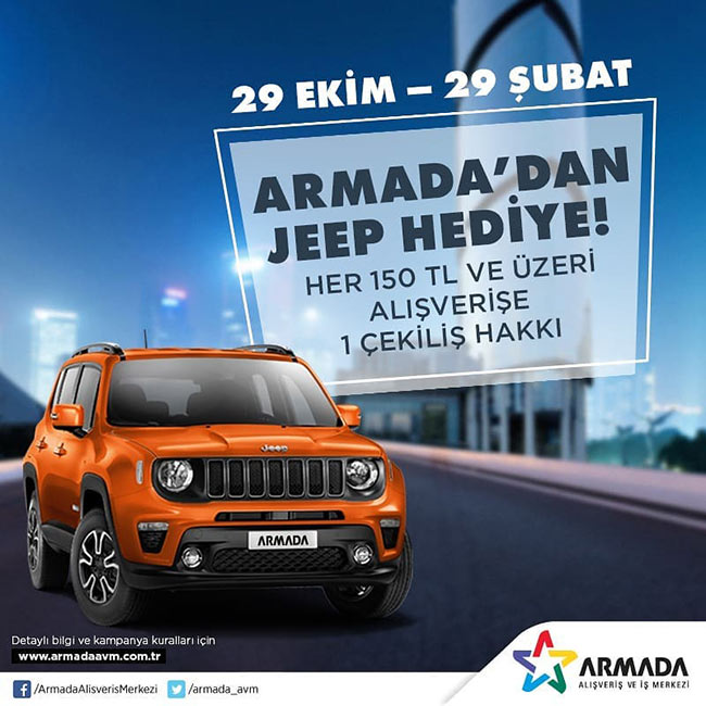 Armada'dan JEEP Hediye! | AVM GEZGİNİ - Alışveriş Merkezleri, Mağazalar ...