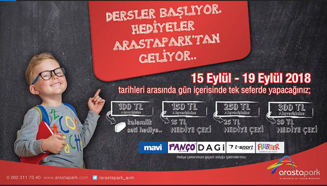 Arasta Park Avm de okula Dönüş Heyecanı! | AVM GEZGİNİ - Alışveriş ...