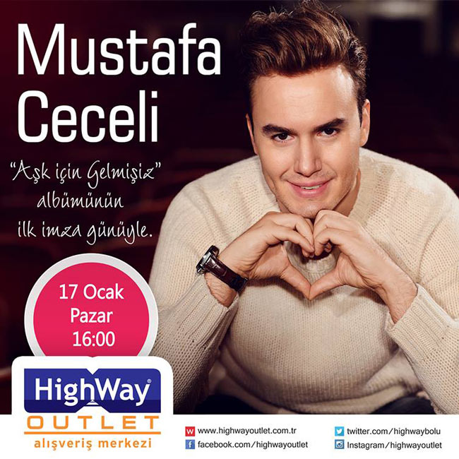 Mustafa Ceceli Albümünün ilk İmza Günü ile HighWay Avm'de | AVM GEZGİNİ ...